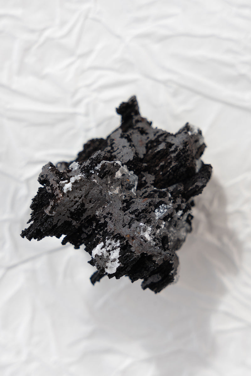 Geothite with Calcite Specimen - 91g – Born Crystals