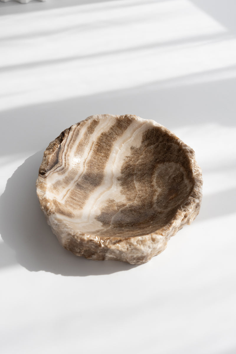 Chocolate Banded Onyx Bowl #3 – Born Crystals