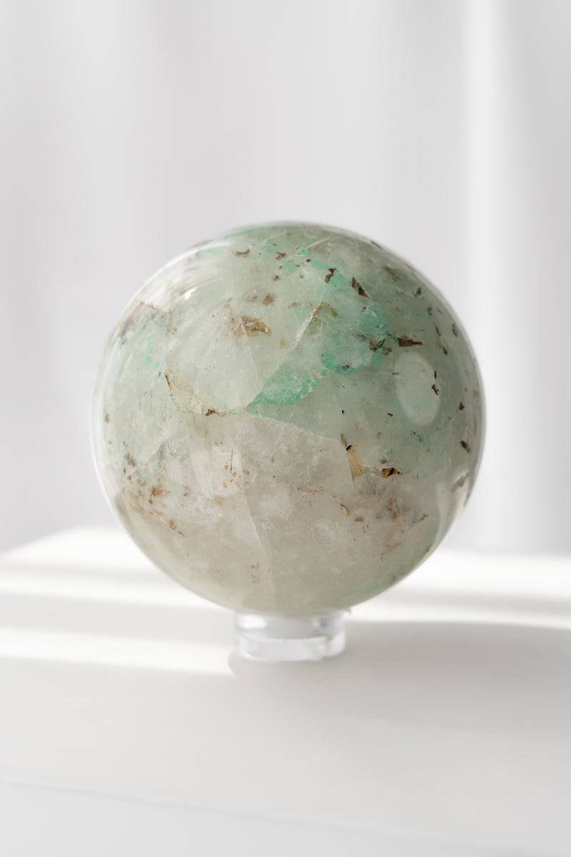 Quantum Quattro with Quartz Sphere - 233g – Born Crystals